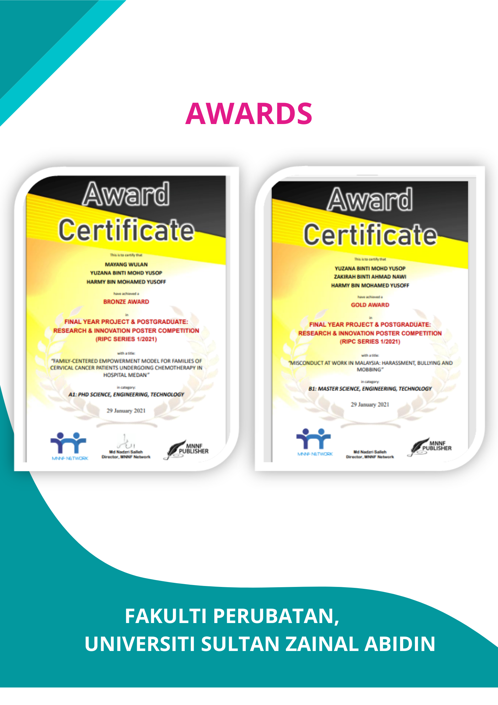 Course: DR. YUZANA BINTI MOHD YUSOP, Topic: Lain-lain